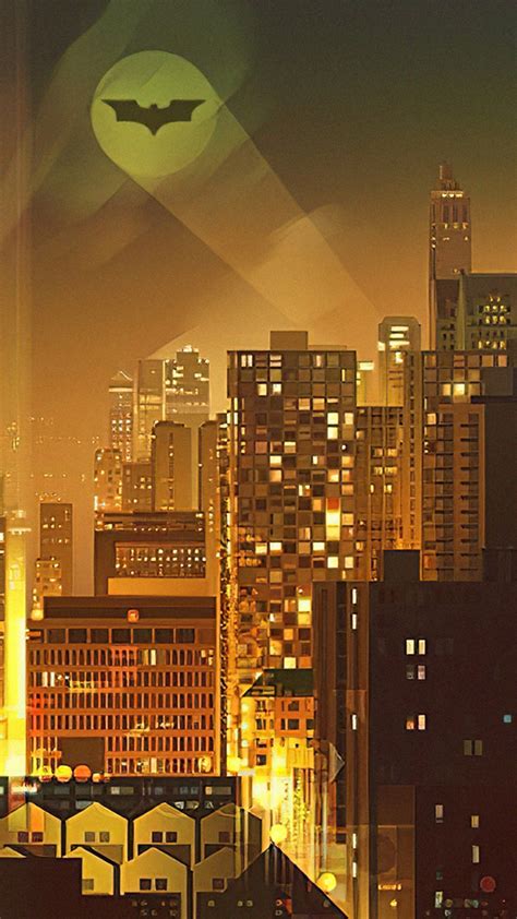 Gotham Skyline Wallpaper Batman In The Dystopian Cyber Era In Gotham