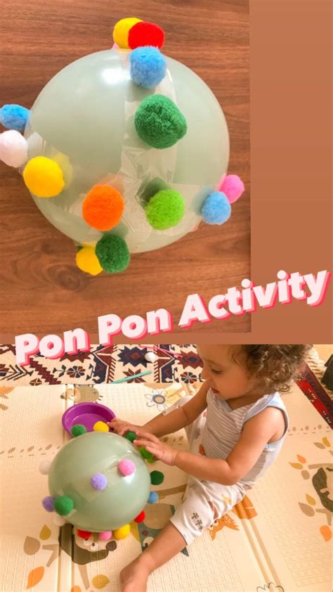 Pon Pon Activity Montessori Faaliyetleri Elişi Fikirleri Bebek
