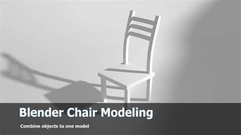 Blender Modeling Tutorial Chair Blender Tutorial Tutorial Blender