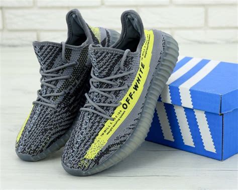Купить мужские кроссовки Adidas Izi Boost 350 Grey Украина,Летние