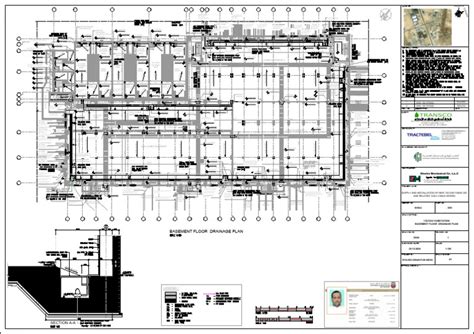 Transco Basement Floor Drainage Plan Pdf Building Engineering
