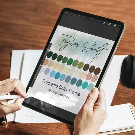 Taylor Swift Procreate Color Palette Inspired By Taylor Swift Etsy