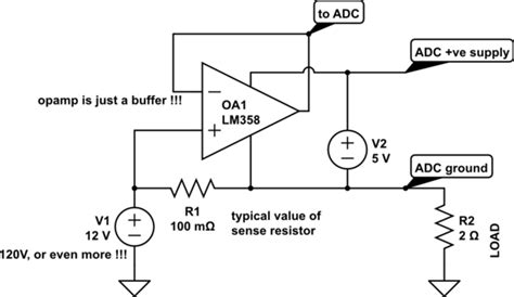 Lm358 Buffer Amplifier Schematic