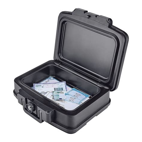 Fireproof Document Storage Box Bunnings And Waterproof Storage Safes With 1 Carry Handle Home