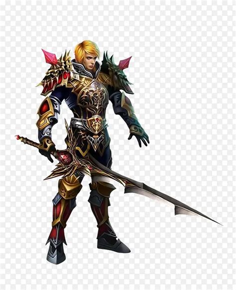 彩绘长剑黄发战士png图片素材下载图片编号10880067 Png素材网