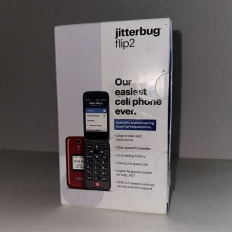 Lively® Jitterbug Flip2 Cell Phone For Seniors Red Still In Package Ebay