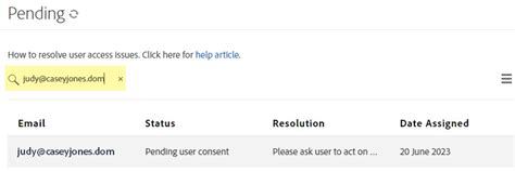 users provisioned in the admin console that have errors enabling