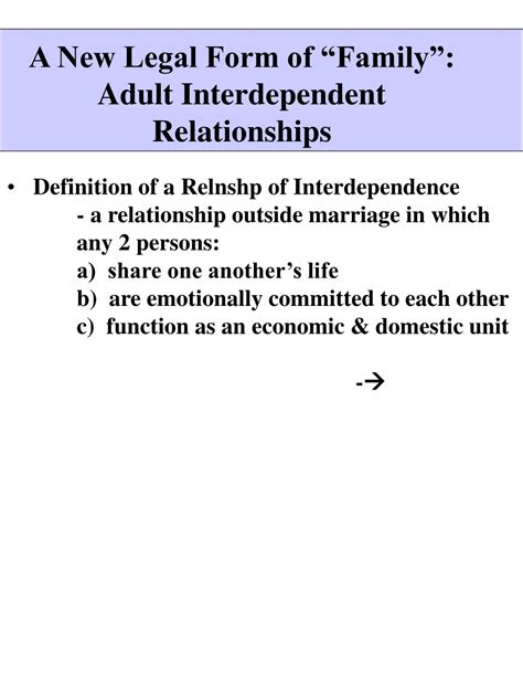 Ppt Exploring Adult Interdependent Relationships In Alberta