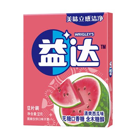 益达 Extra 无糖口香糖西瓜味12片32g 盒 木糖醇口香糖口气清新糖果 商品详情 光明菜管家