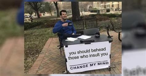 Should You Behead Those Who Insult You