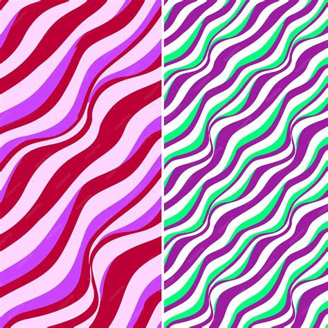 Premium Psd Different Colored Lines That Show Different Colors And Shapes