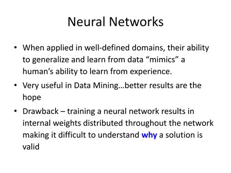 Artificial Neural Networks For Data Mining Pptx