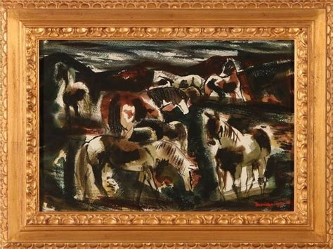 J Jesse Mcvicker 1911 2004 Watercolor Dated 1949 Dec 05 2014 Soulis Auctions In Mo