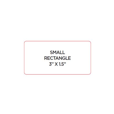 Small Rectangle 3 25″ X 1 75″ Balloons Tomorrow