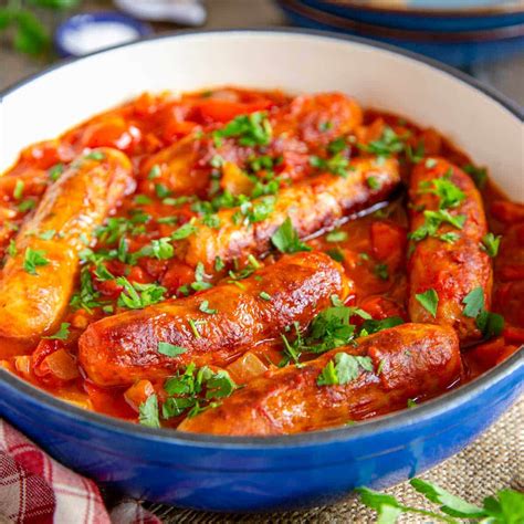 Easy Sausage Casserole Recipe Helens Fuss Free Flavours