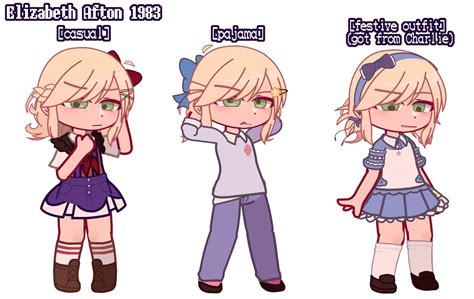 Elizabeth Afton Gacha Club Ideas