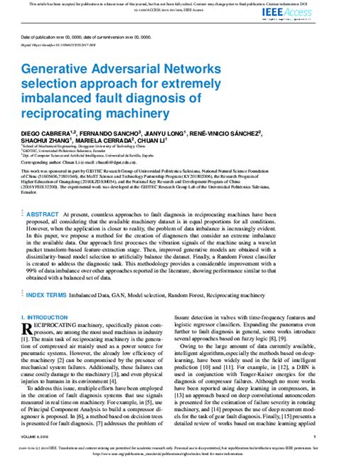 Pdf Generative Adversarial Networks Selection Approach For Extremely