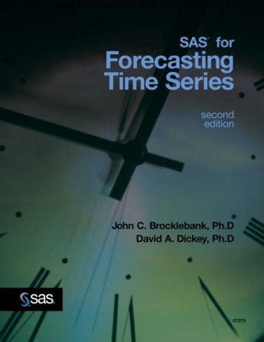 Sas For Forecasting Time Series By John C Brocklebank Open Library