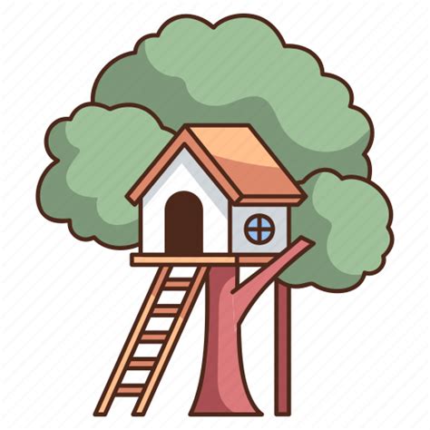 House Home Tree Nature Wood Outdoor Garden Icon Download On Iconfinder