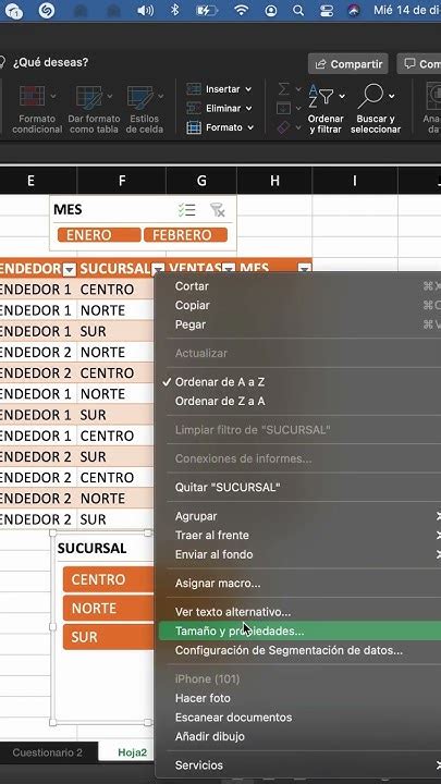 Segmentadores De Datos En Excel Short Exceltutorial Youtube