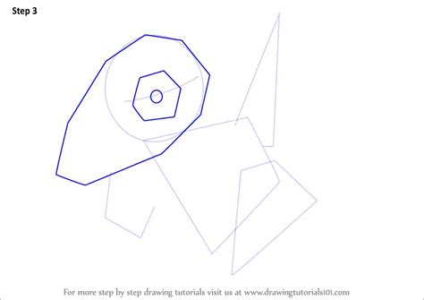 Learn How To Draw Porygon From Pokemon Pokemon Step By Step Drawing Tutorials