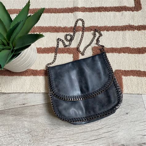 Leather Rare Stella Mccartney Faded Heavy Leather And Chains Bag Grailed