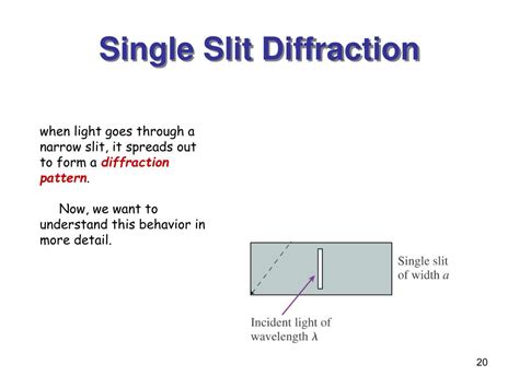 Ppt Light Through One Slit Powerpoint Presentation Free Download