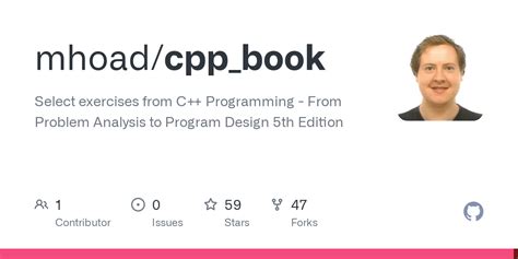 GitHub Mhoad Cpp Book Select Exercises From C Programming From Problem Analysis To