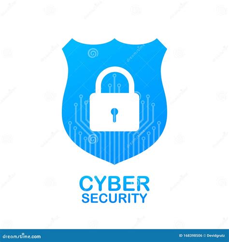 Cyber Security Logo With Shield And Check Mark Security Shield Concept Internet Security Stock