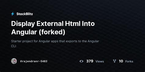 Display External Html Into Angular Forked Stackblitz