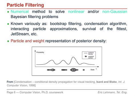 Particle Filtering In Computer Vision 2003 Ppt
