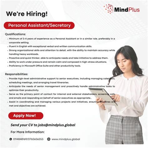 Mind Plus On Linkedin Hiring Srilanka Srilankajobs Vacancy Vacancies Pajobs Colombojobs