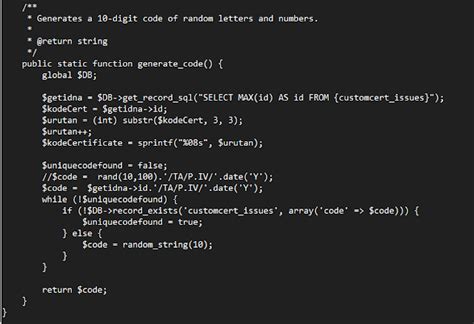 mengcustom no sertifikat di plugin custom certificate moodle