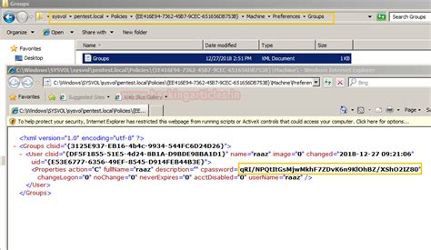 credential dumping group policy preferences gpp