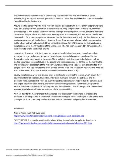 Unit 4 Journal Hist 1421 Pdf