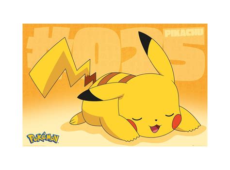 Pikachu Sleeping