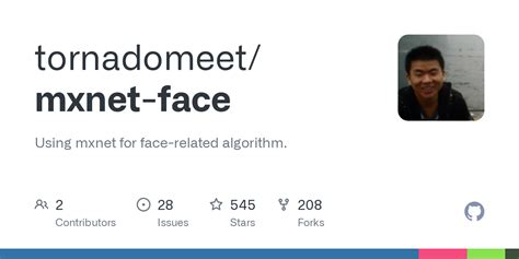 Github Tornadomeetmxnet Face Using Mxnet For Face Related Algorithm
