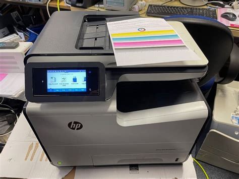 Hp Page Wide Managed Mfpp57750dw Model Vcvra 1504 00 Pc Printer In