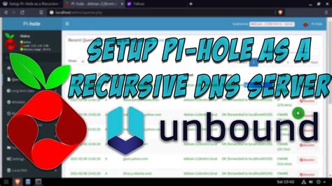 Setup Pi Hole As A Recursive Dns Server With Unbound Youtube