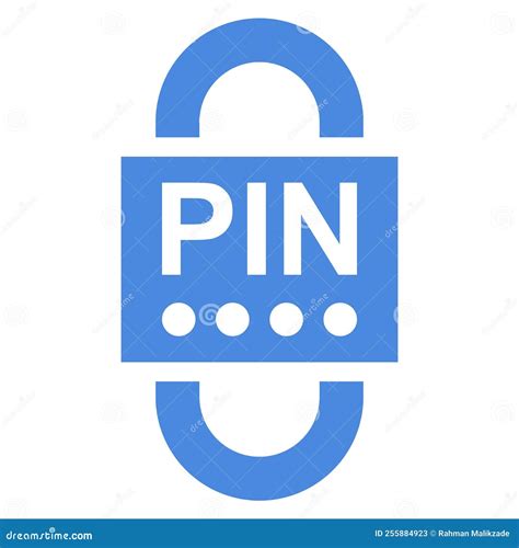 Password Secret Icon Pin Code Lock Vector Illustration Stock Vector Illustration Of Pass