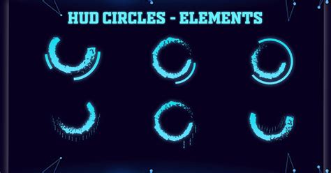 sci fi hud ui circles elements space gui components 2d gui unity