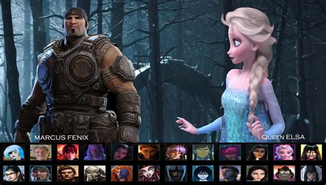 Mk X Marcus Fenix Vs Elsa Request By Jurassicjinx On Deviantart