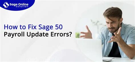 Sage Payroll Update Error Know Troubleshooting Methods
