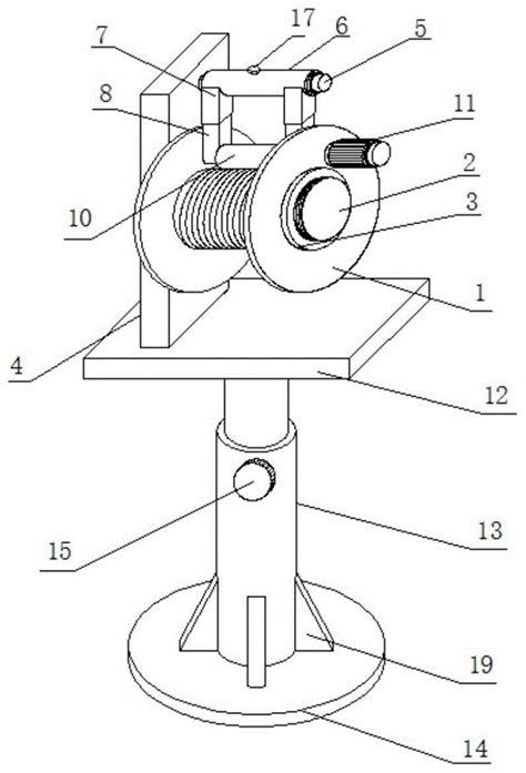 一种通信光纤盘绕结构的制作方法