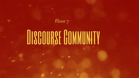 Discourse Community Discourse Community
