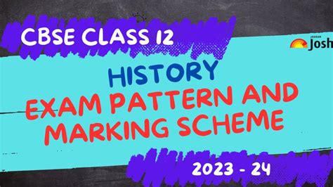 Cbse Class 12 History Exam Pattern 2024 With Marking Scheme And Topic