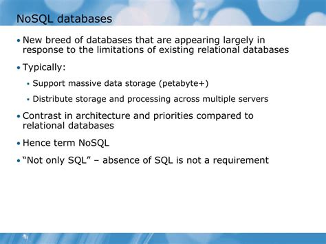 Ppt Net Database Technologies Using Nosql Databases Powerpoint Presentation Id4555184