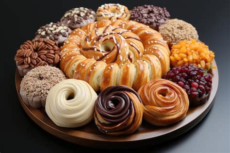 Premium Ai Image Bakery Foodstuff Set