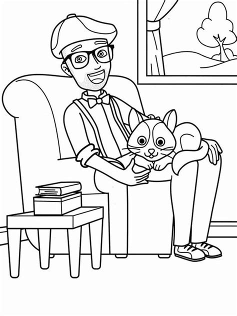Blippi Coloring Pages