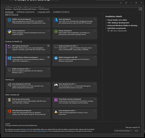 C Unable To Find Windows Forms App Net Core Template Where Is It